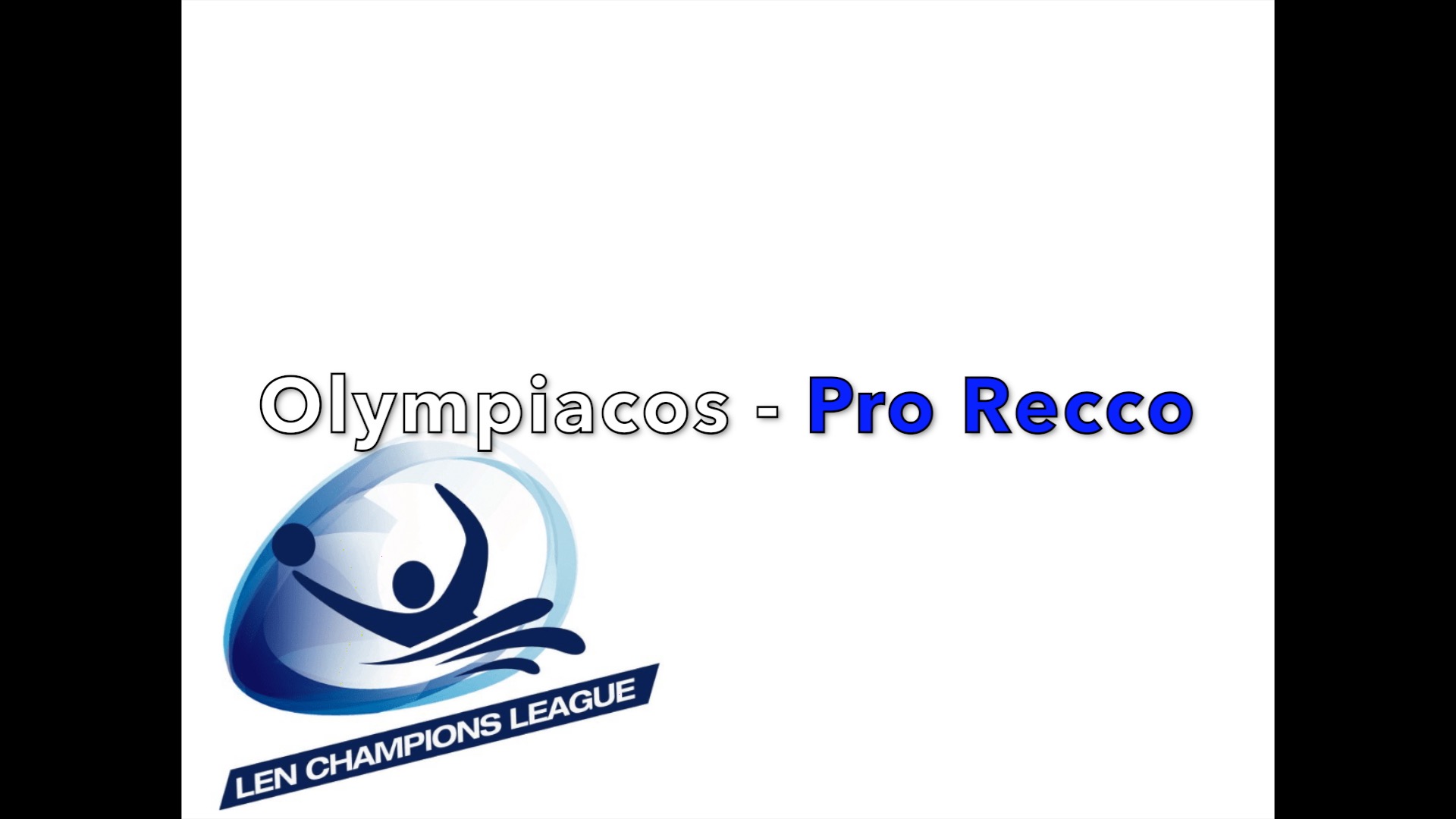 Ligue des Champions 2021-2022 : Olympiacos - Pro Recco (Match complet) - J1